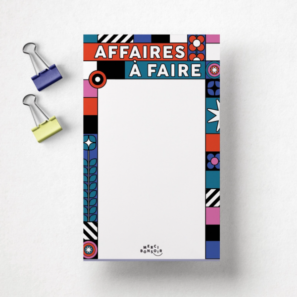 Bloc-Note - Affaires à faire - Merci Bonsoir - AKI Épicerie & boutique ...