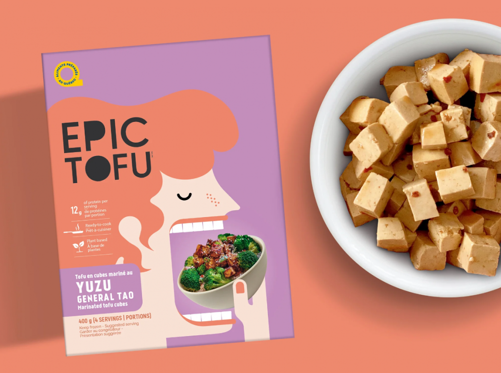 Tofu mariné - Yuzu Général Tao - Epic Tofu - AKI Épicerie & boutique écoresponsable